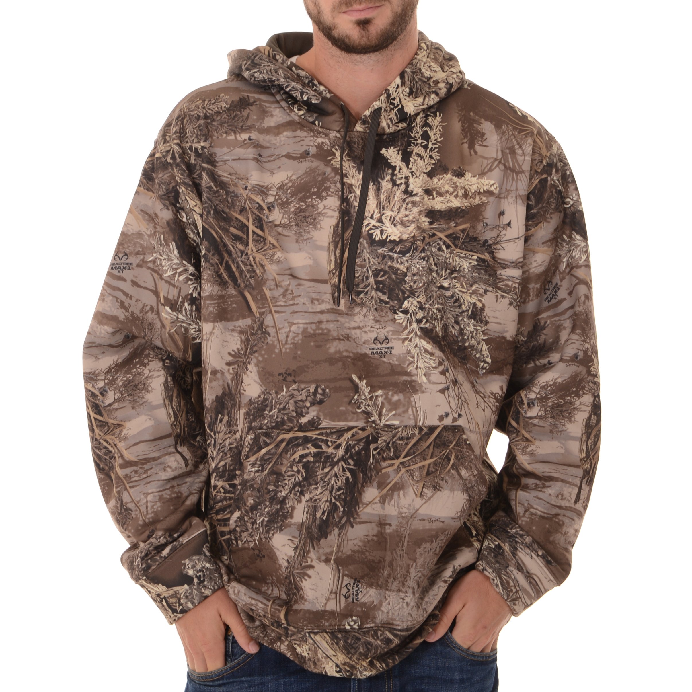 Realtree Men's Performance Pullover Fleece, XX-Large, Realtree Max XT Camouflage