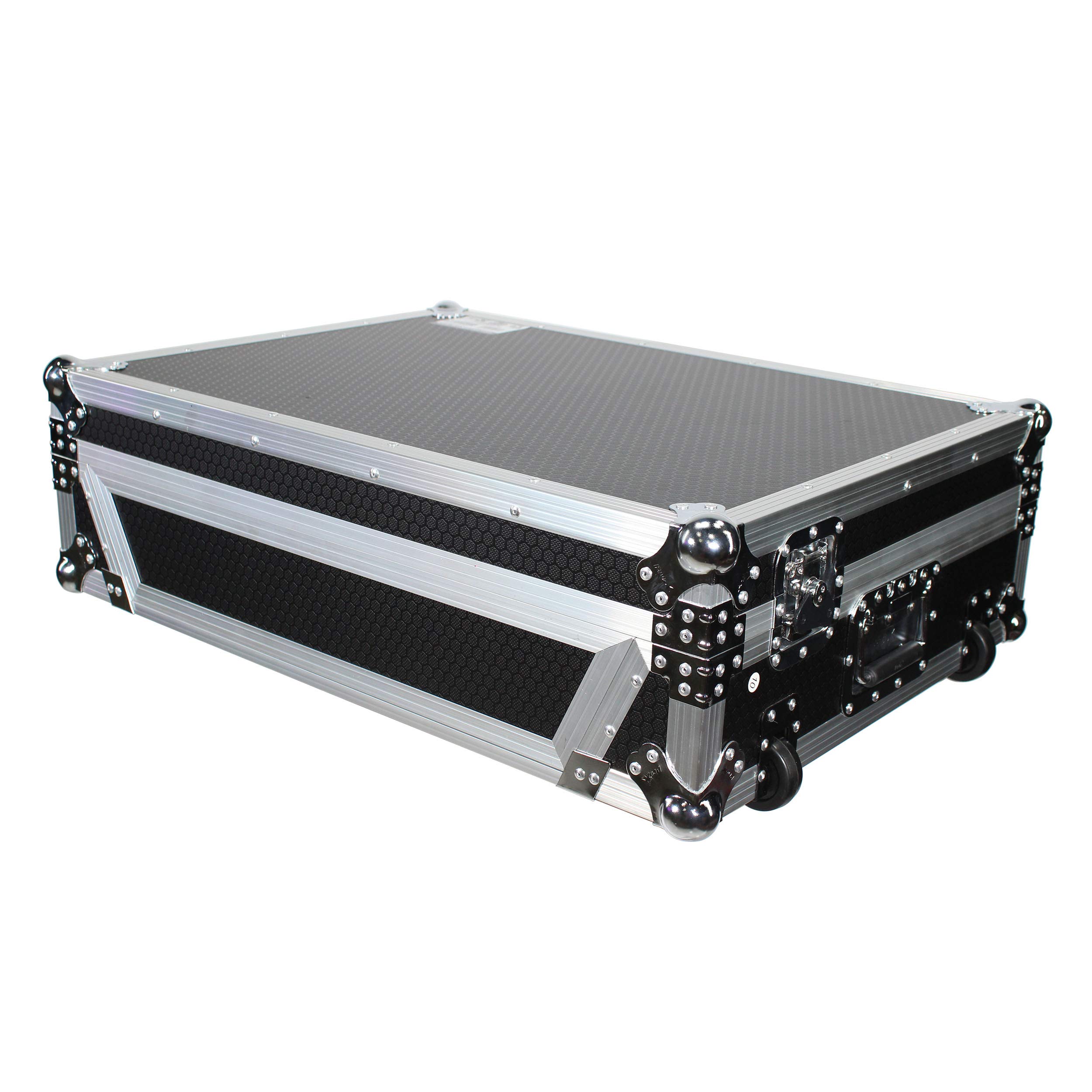 ProX XS-PRIME4 W ATA Flight Case For Denon PRIME 4 DJ Controller with 1U Rack Space and Wheels
