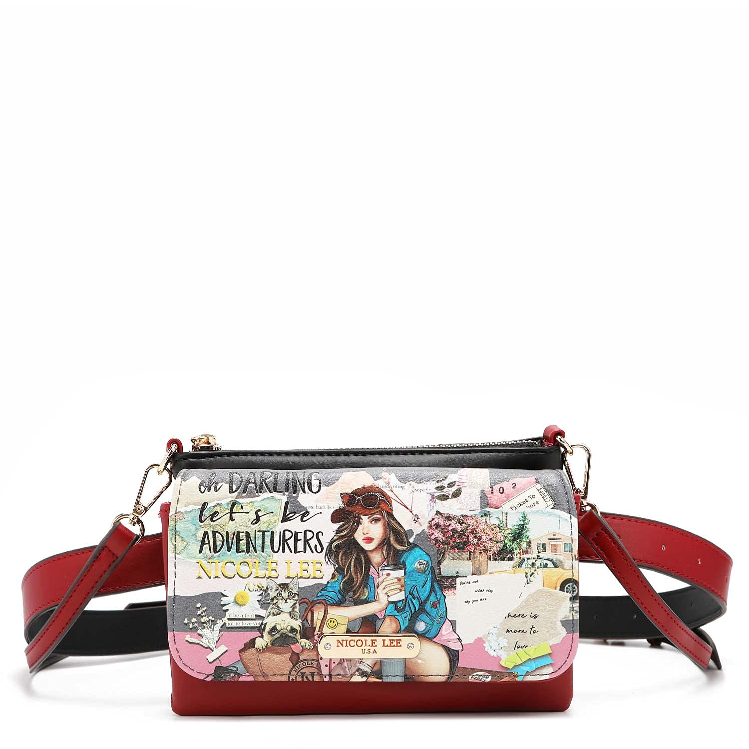 Nicole Lee Small Fanny Pack Crossbody (JOURNEY OF STEPHANIE)
