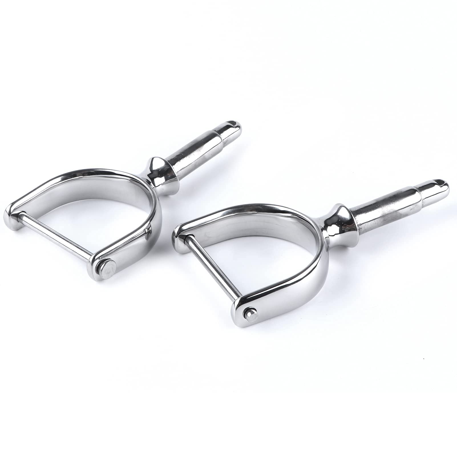 Shaft Oarlock Sockets, 2 Pack Stainless Steel Canoe Oarlock Sockets, Kayak Rowlock Paddle Brackets