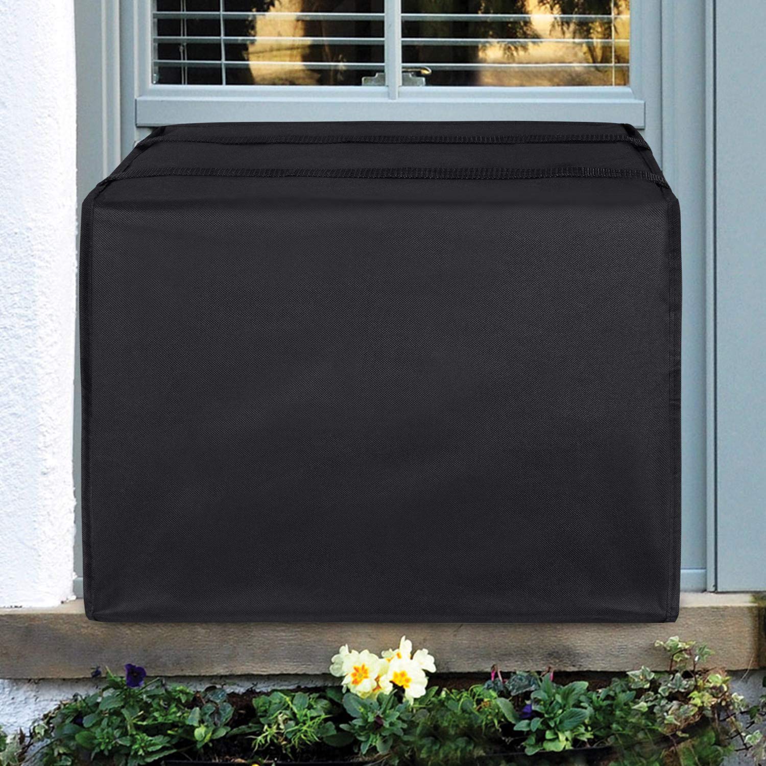 UNUN Window Air Conditioner Cover Outdoor ,AC Unit Covers for Outside Fits up tp 27.5W x 19H x 25D inches