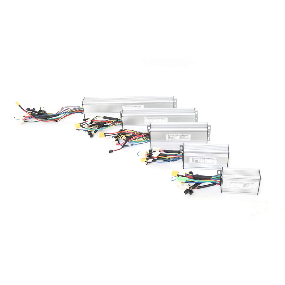 Risunmotor 36V/48V 1000W 30A Ebike Brushless DC Sine Wave Motor Controller with Regenerative and Reverse Function