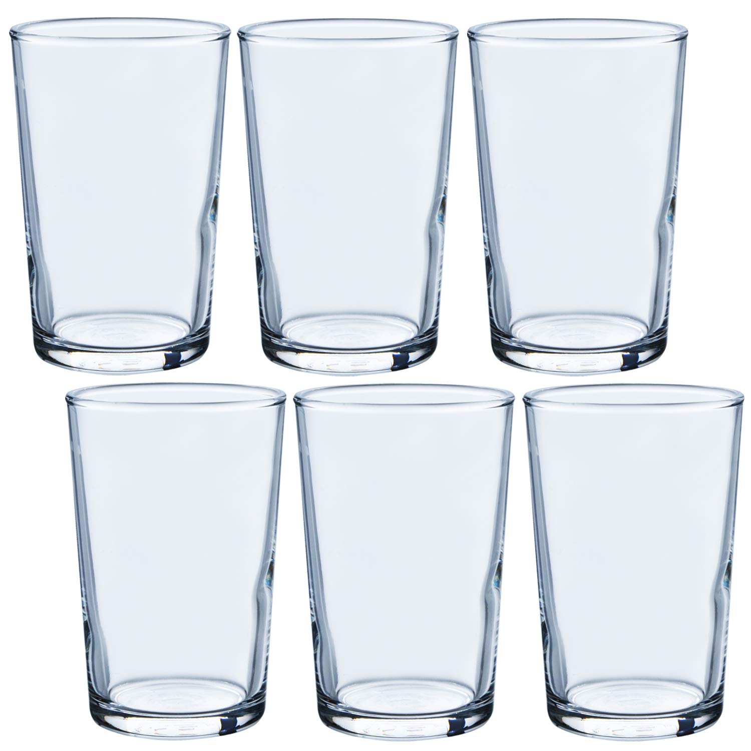 東洋佐々木ガラス Toyo Sasaki Glass 01106HS Tumbler Glass, HS Tumbler, 6.1 fl oz (170 ml), Set of 6, Father's Day, Glass, Dishwasher Safe, Made in Japan, Shatter-Resistant, Tumbler, Glass, Cup