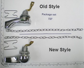 Pf2 727 Oem Lh Trip Lever Kit Eljer | 721 | 725 | 707 | 361