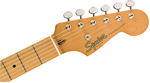 Squier Classic Vibe 50s Stratocaster Electric Guitar, with 2-Year Warranty, White Blonde, Maple Fingerboard