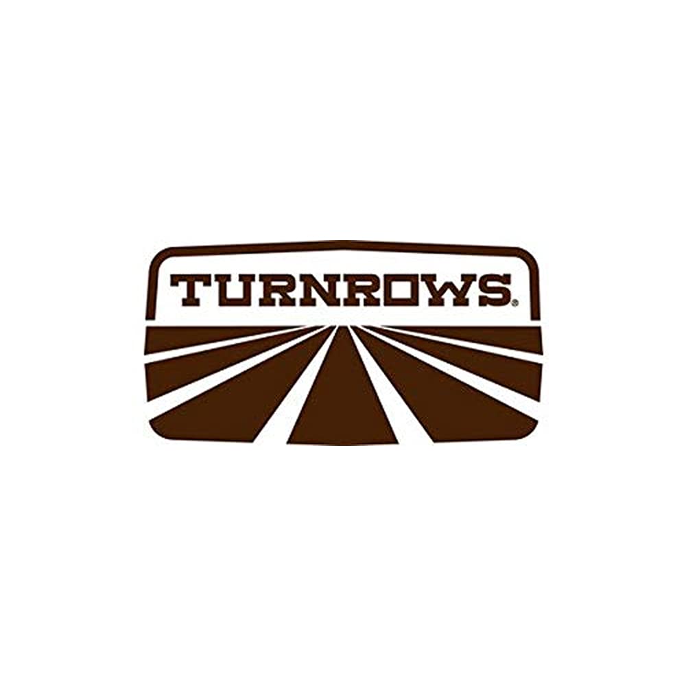 Turnrows Farm Hard 6 Panel Adjustable Mesh Badge Hat (Black)
