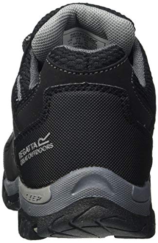 Regatta Childrens/Kids Holcombe Low Junior Hiking Boots (5 M US Big Kid) (Black/Granite)