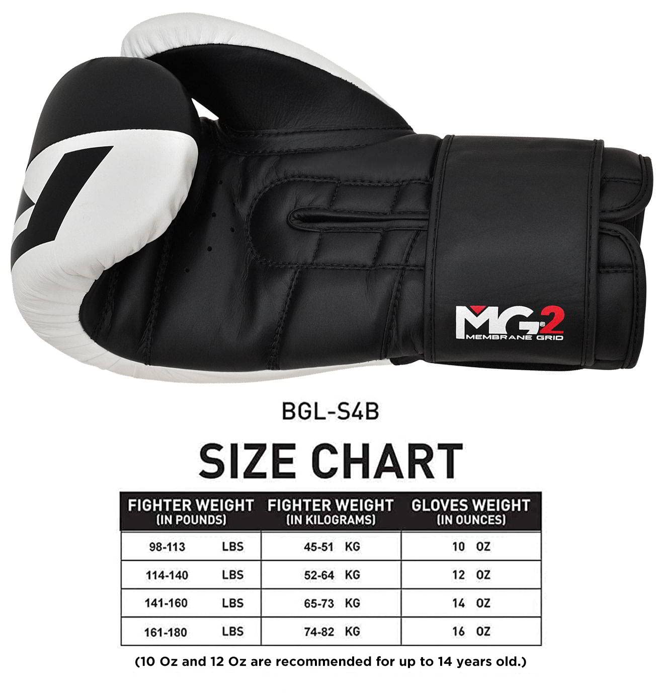 RDX Boxing Gloves Genuine Cowhide Leather, Muay Thai Kickboxing MMA Sparring Training, Advanced Closure, Punch Bags Speed Ball Focus Pads Workout, Men Women 10 12 14 16oz
