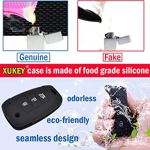 Silicone Remote Key Case Fob Shell Cover Skin Holder 4 Button Fits For Acura MDX RDX RLX ILX TLX 2016-2019
