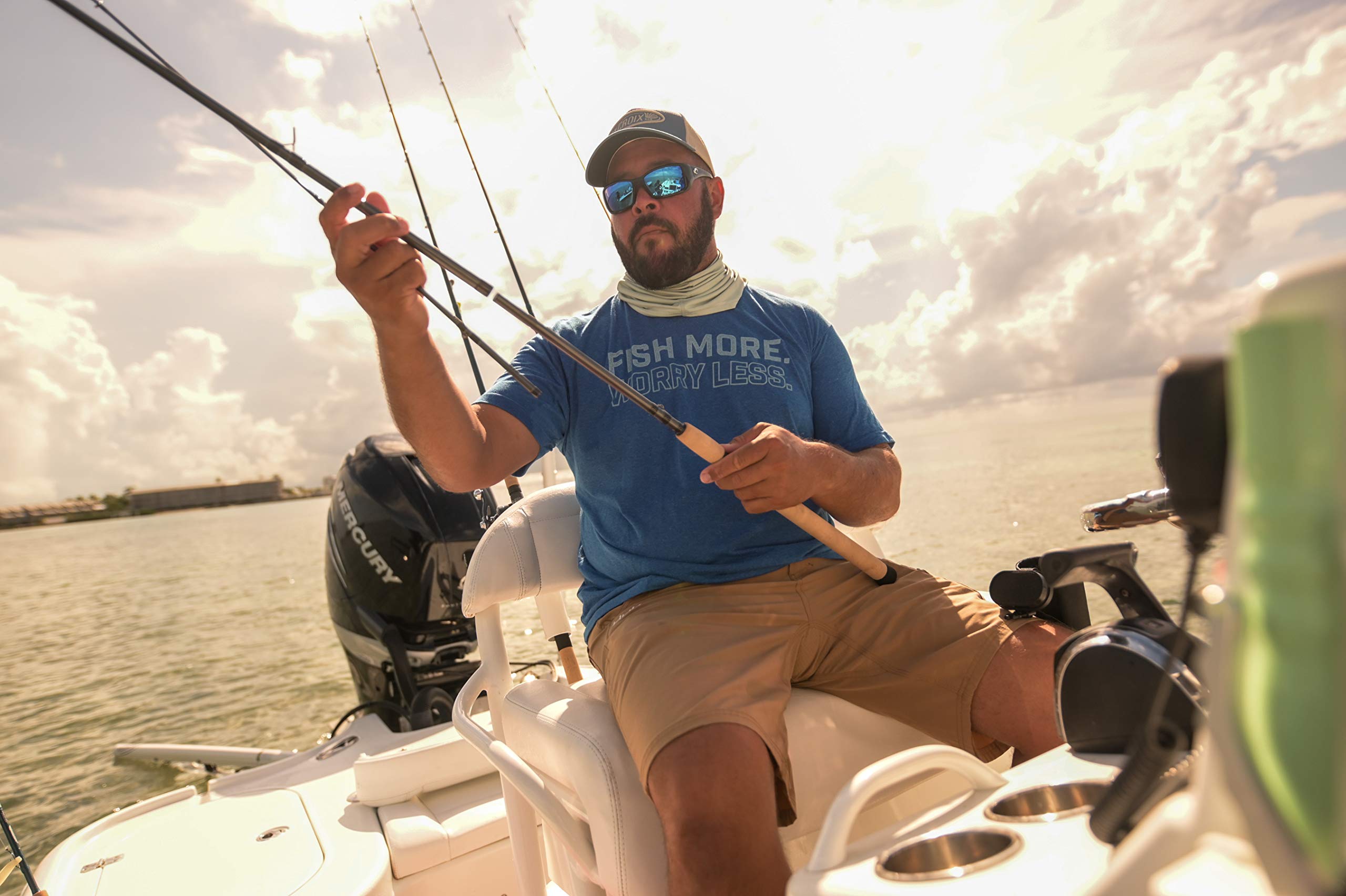 St. Croix Rods Avid Trek 3-Piece Casting Rod, Carbon Pearl, 7'0"