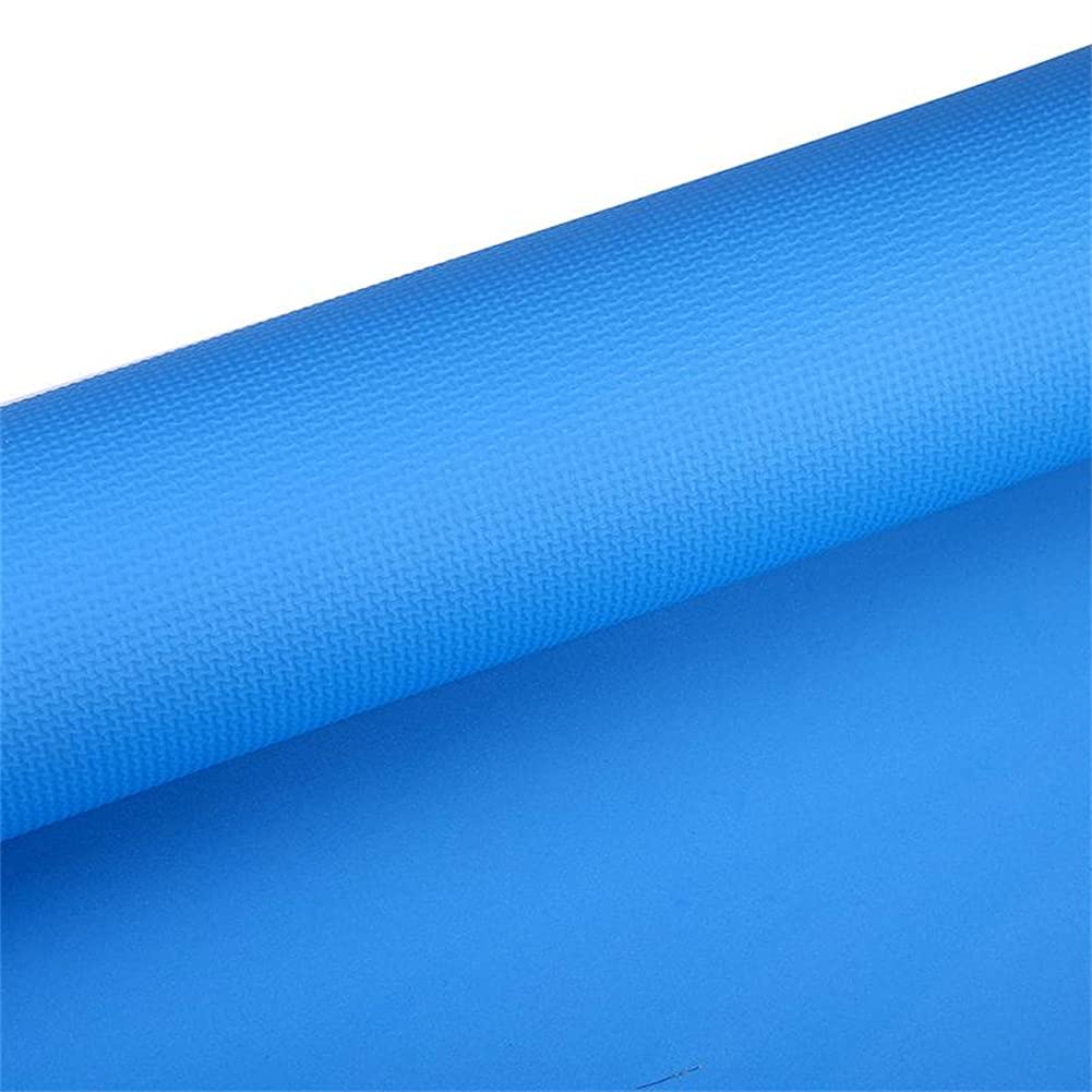 Yoga Mat Foldable Fitness Exercise Mat Classic EVA 4mm Thick Workout Pad for Yoga, Pilates, Gym and Floor Workouts blue