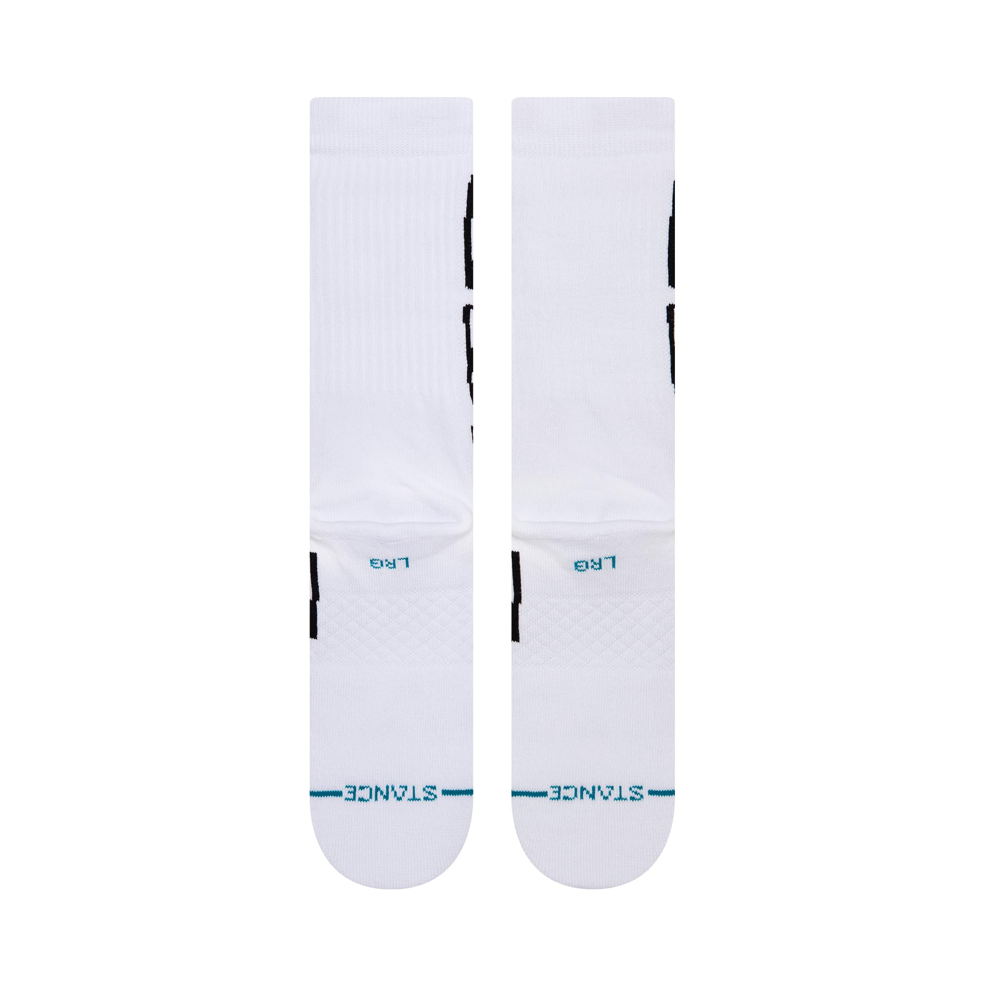 Stance Crew Baker Socks (Large, White)