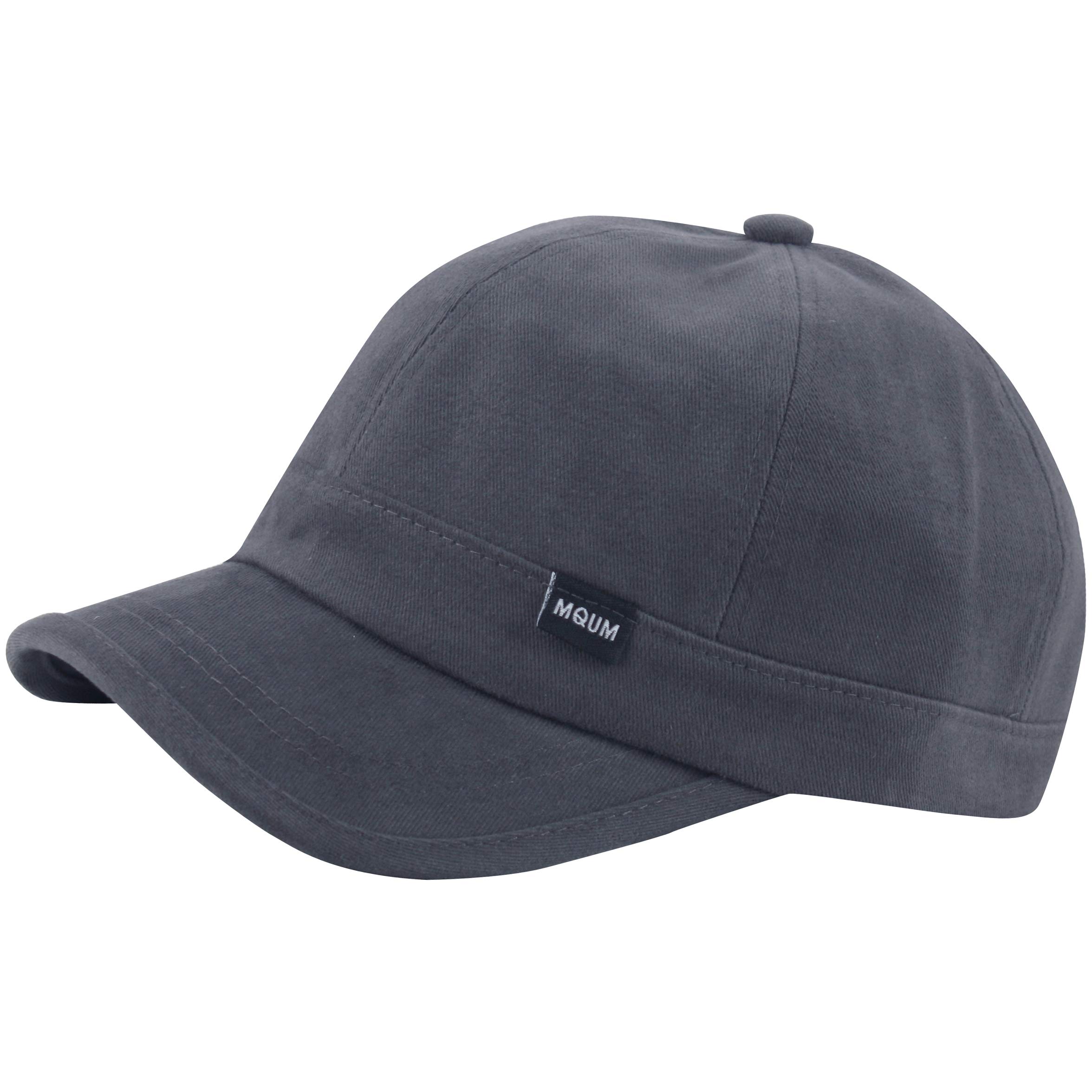 RaOn B428 New Unisex Soft MQUM Short Bill Design Cute Ball Cap Baseball Hat Truckers (Beige)