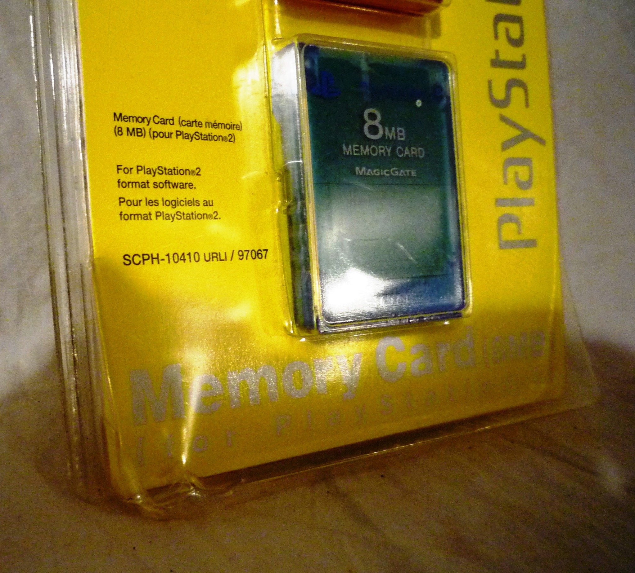 Playstation 2 Memory Card 8MB 2PK Red/Blue