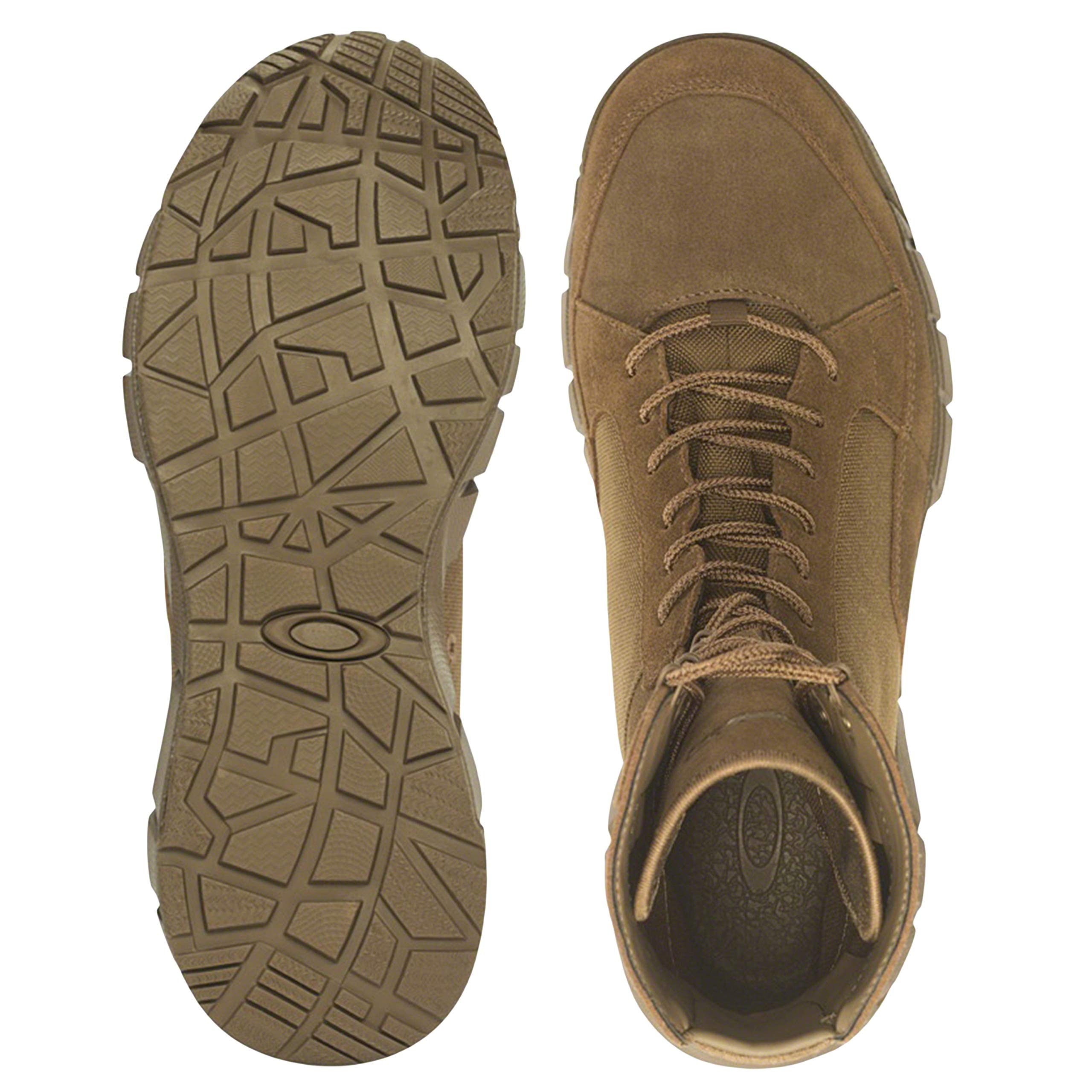 Oakley Men's Coyote Leather Light Assault Boot 2 with Nylon Laces Lock System and Breathable Synthetic Material Sized 6