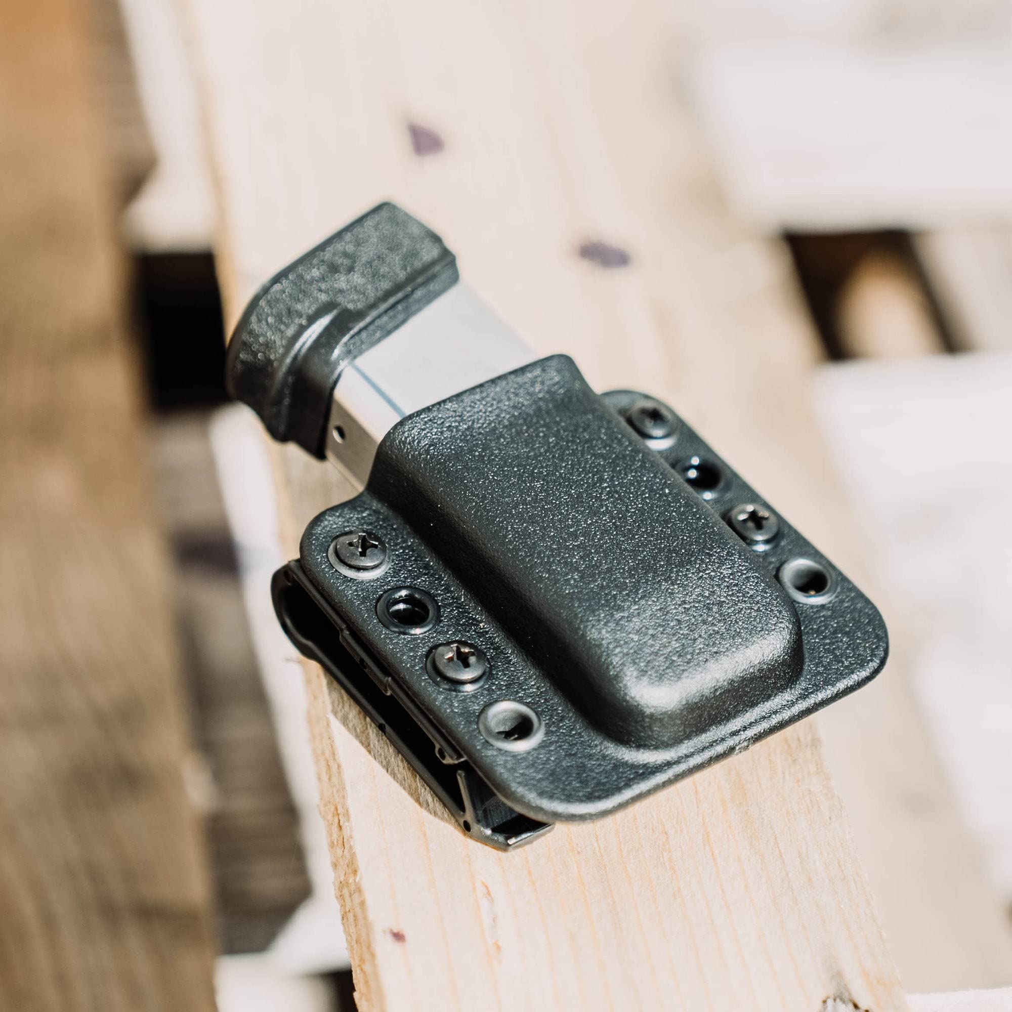 OWB Single Mag Pouch for Springfield XD in 9mm or .40, Glock 43X & 48, Sig P320, & More - USA Made - Total Eclipse Single Mag Pouch by Blade-Tech Holsters