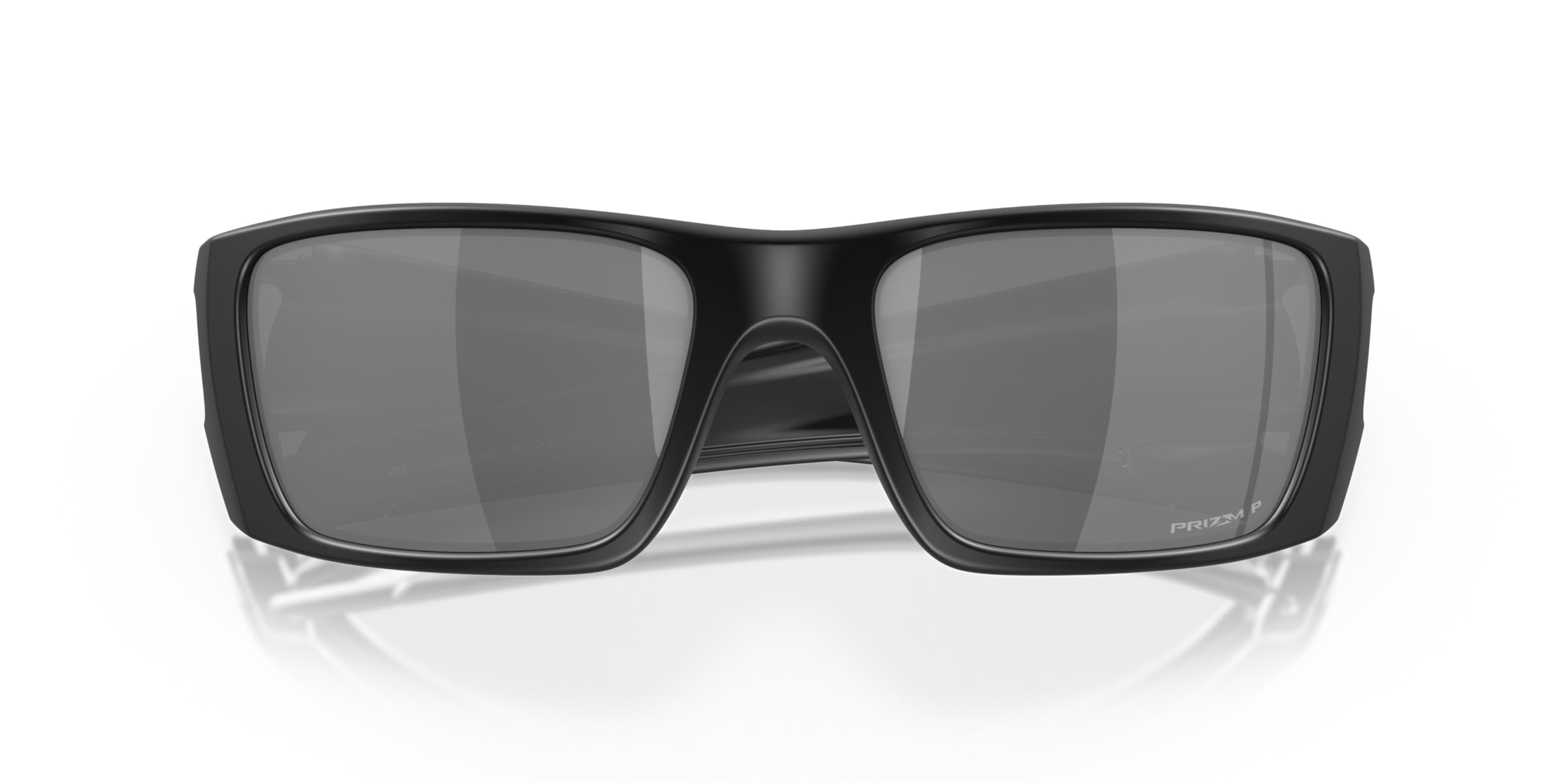 Oakley Men's Fuel Cell Polarized Rectangular Sunglasses, Si Matte Black/Grey Armed Forces, 60 mm