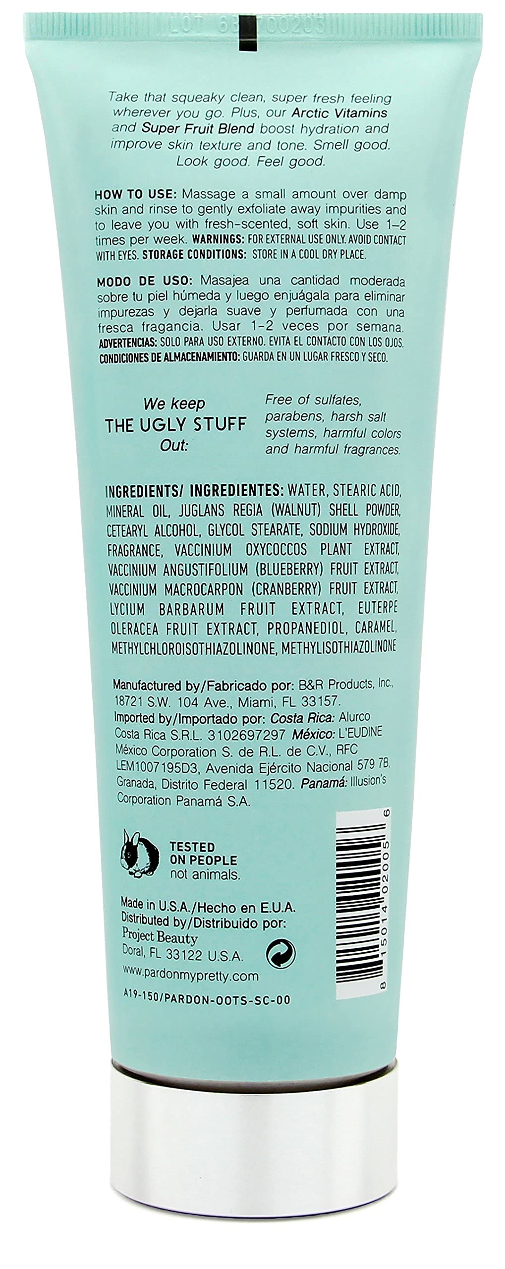 Out of the Shower Body Scrub with Arctic Vitamins by Pardon My Pretty, 8 Ounce