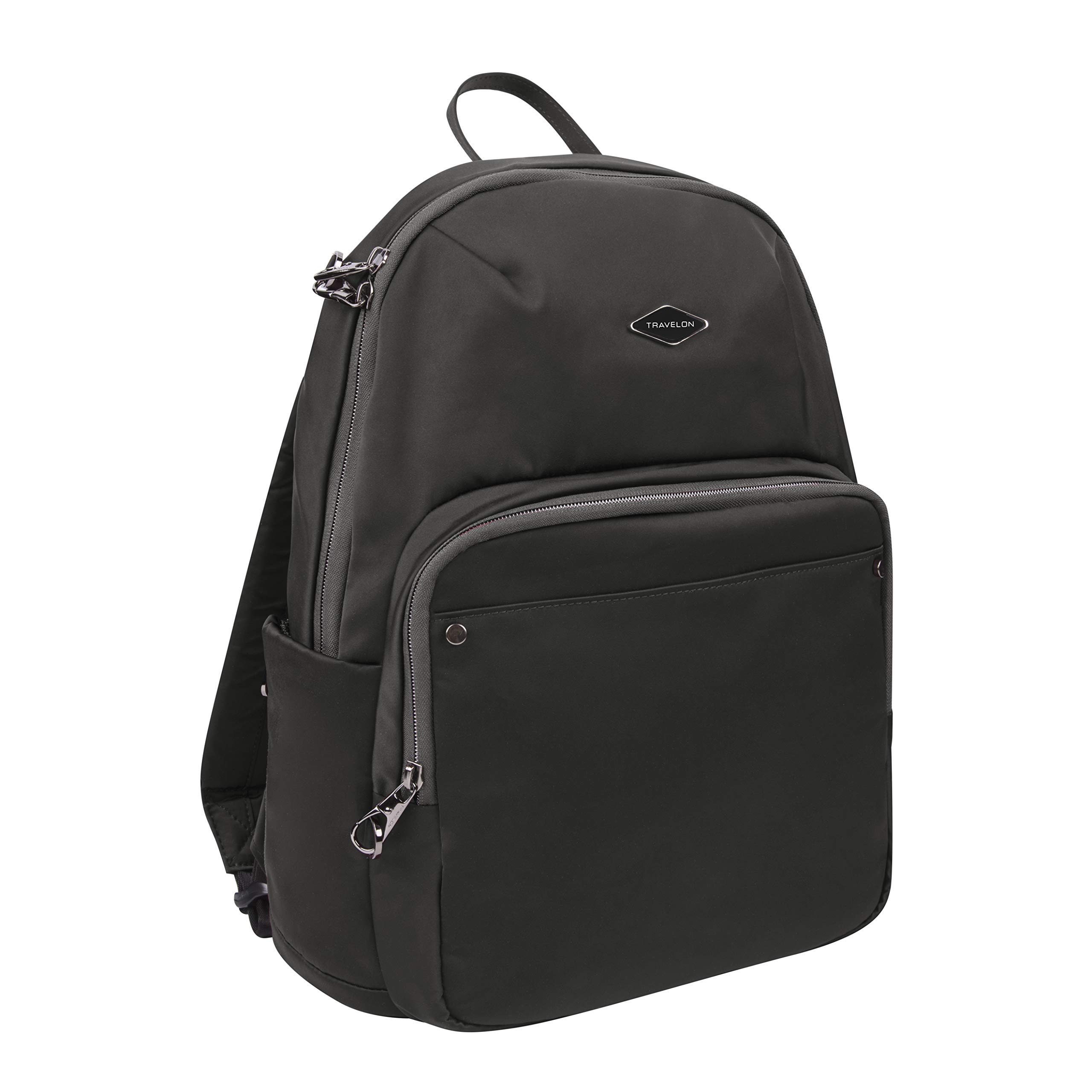 Travelon Women's Anti-Theft Parkview Backpack, Black, 14 x 15 x 5