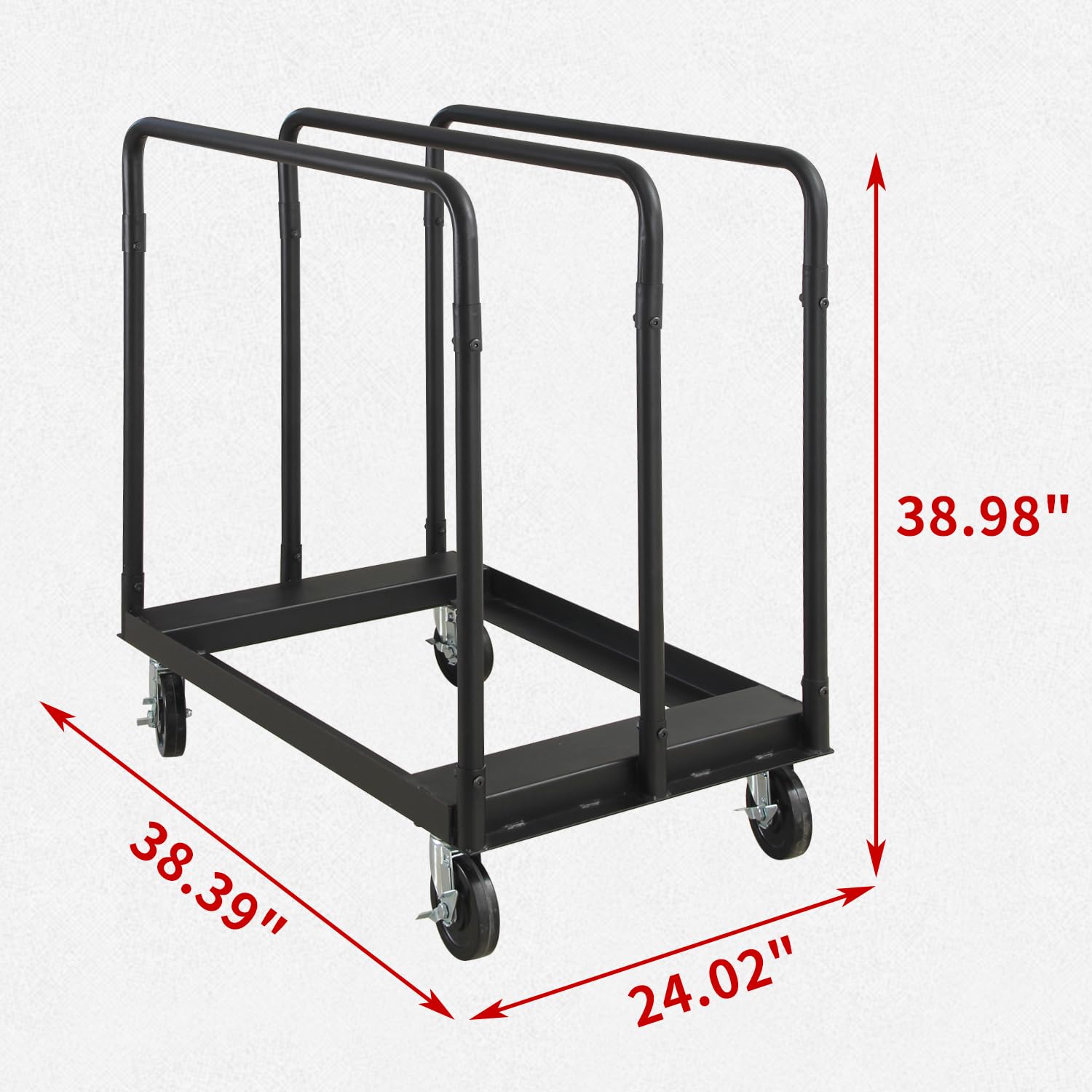 Panel Truck 1500 LBS Panel Cart Heavy-Duty Drywall Sheet Cart, Sheetrock, Handling Wall Panel, Lumber for Home, Garage, Warehouse (1500Lbs Panel Cart)