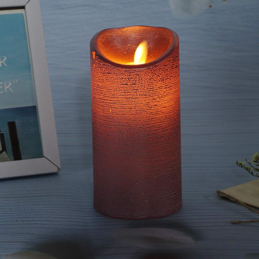 Simlug Flameless LED Light for Seasonal & Festival Celebration, Battery Operated, Pink(L(7.5x15cm))