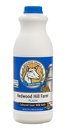 Redwood Hill Farm Probiotic Kefir, Plain, 32 Ounce (Pack of 6)