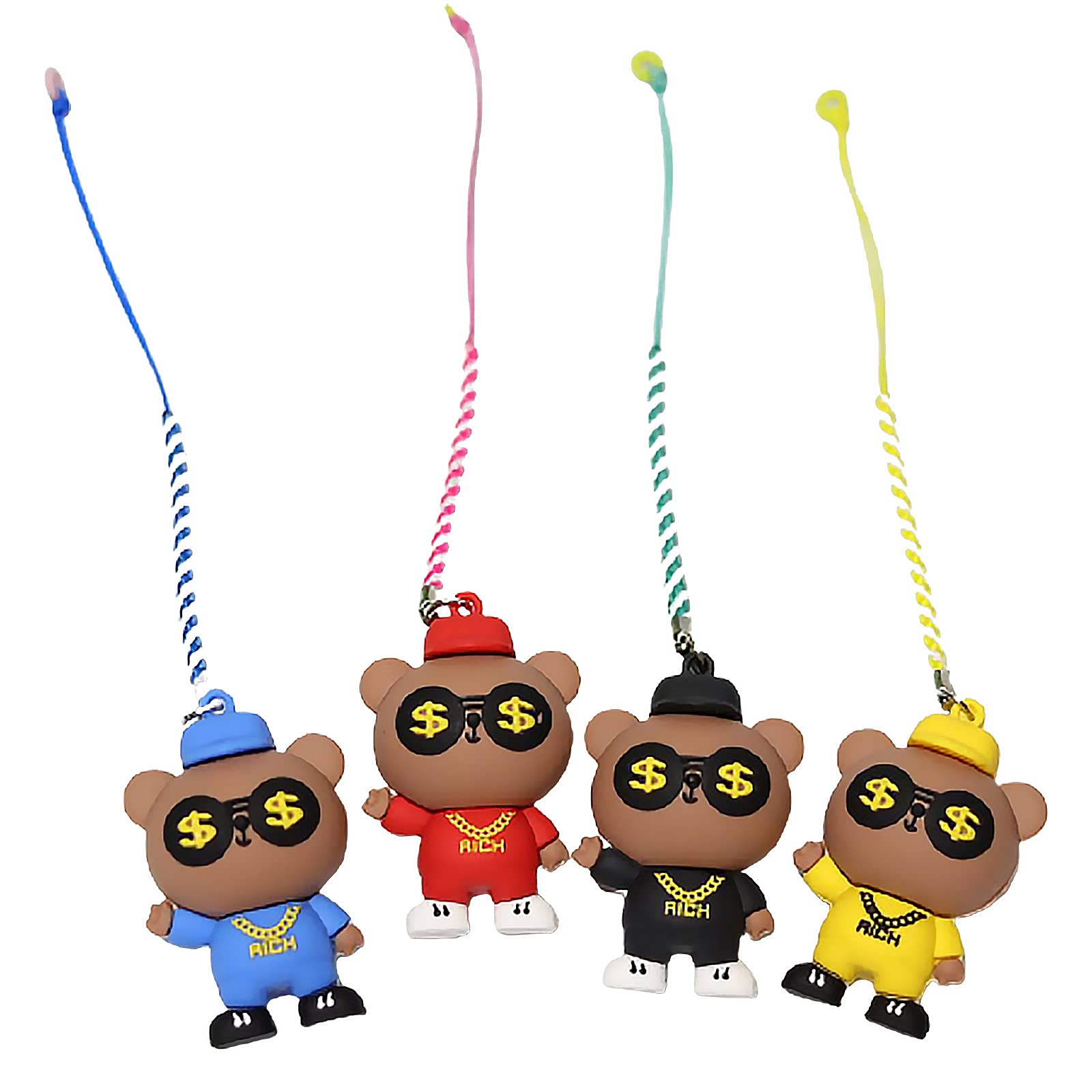 U1-Golf Tee Pretentious Bear Golf Tee Hanger - Putter Keeper-Golf Tee Holder Putter Keeper - Golf Accessories - 4 Types (Golf Tee Hanger)