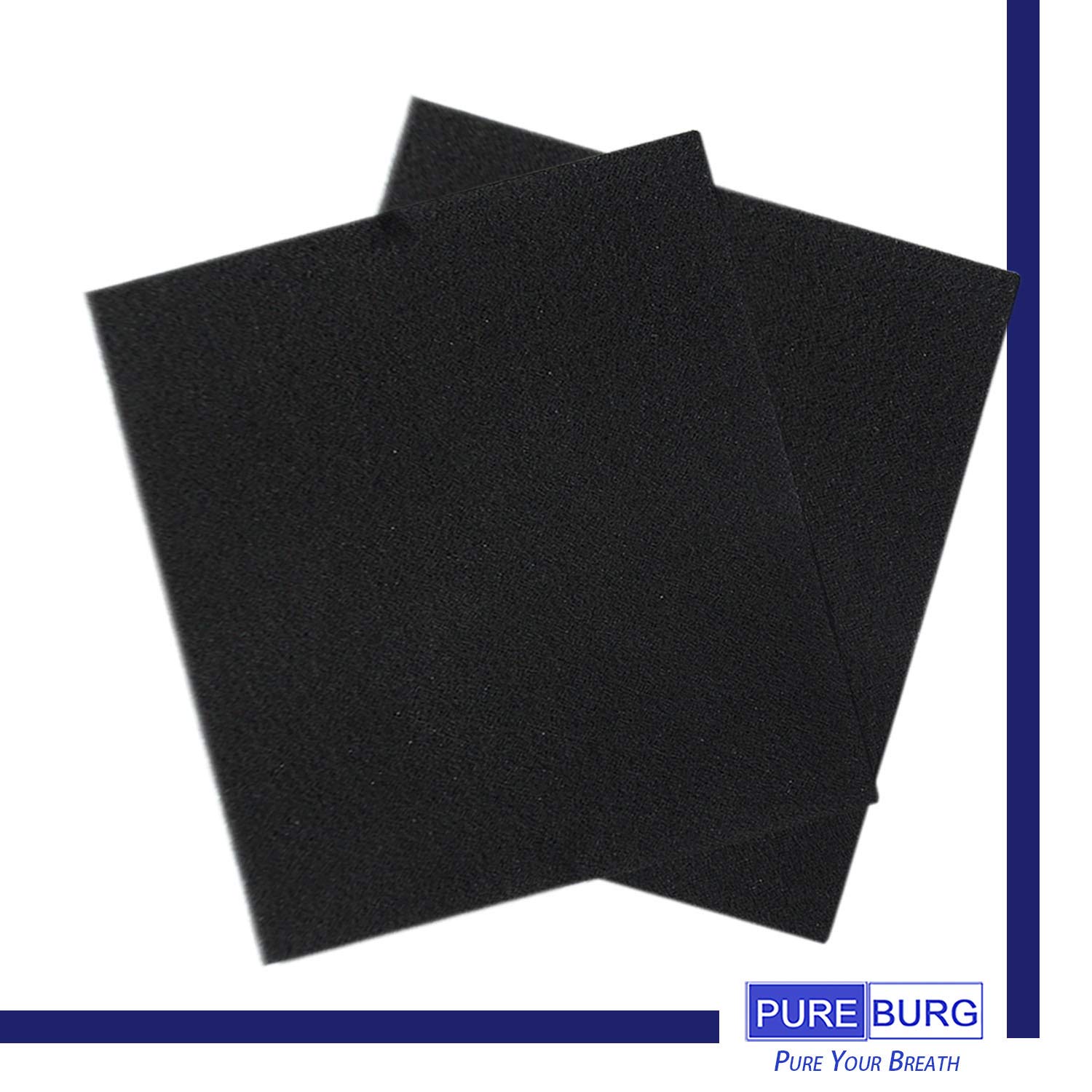 PUREBURG FLT5900 True HEPA Replacement Filter Set Compatible with GermGuardian AC5900WCA Air Purifier,Part Numbers FLT5900,Filter J, H13 Activated Carbon,1-Pack