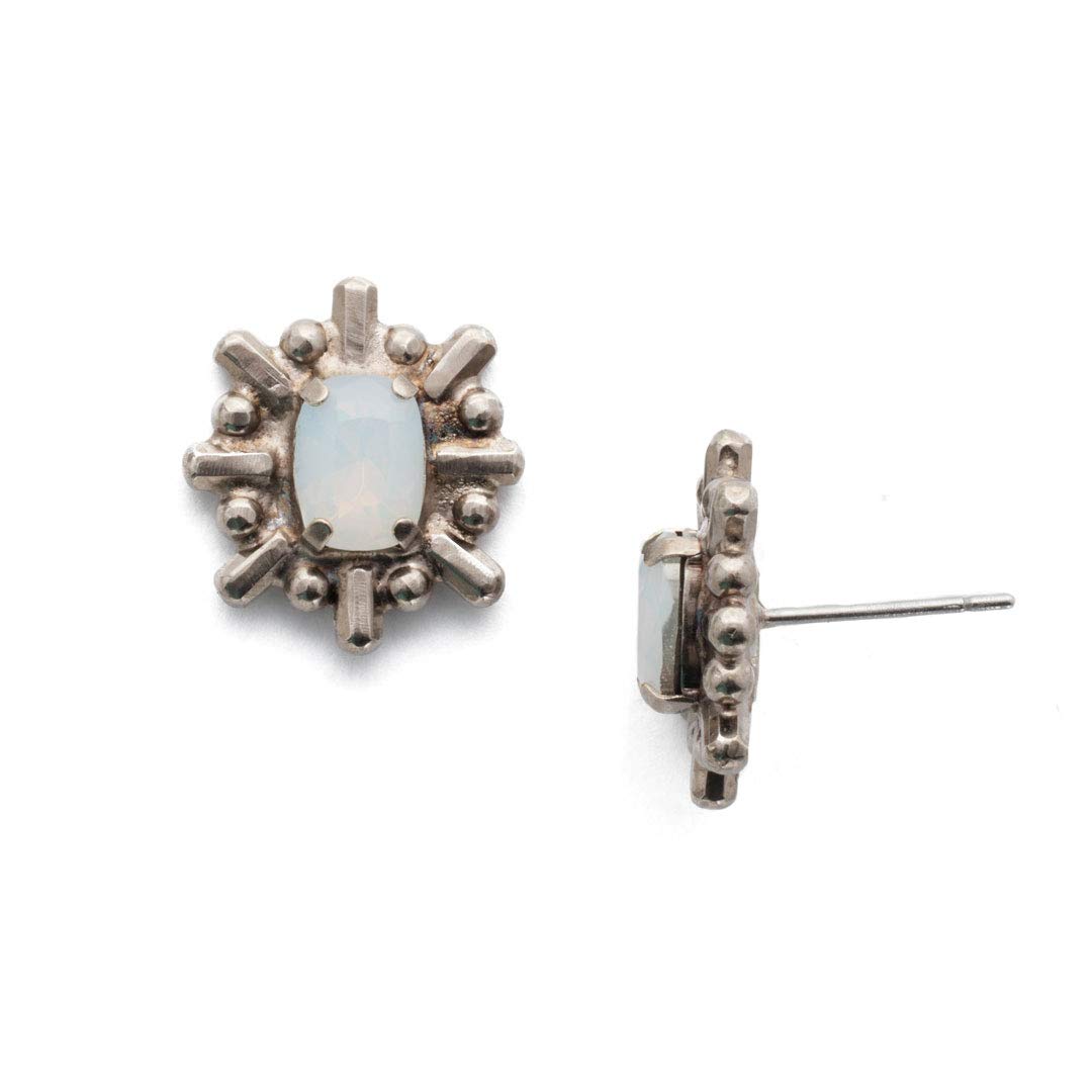 Sorrelli Women's Stella Stud Earrings, White, One Size