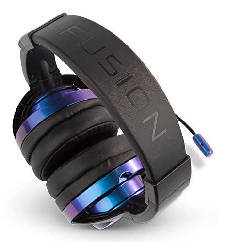 PowerA Fusion Wired Stereo Gaming Headset with Mic for PlayStation 4, Xbox One, X, Xbox One S, Xbox 360, Nintendo Switch, PC, Mac, VR, Android, and iOS - Cosmos Nebula - Xbox 360; Xbox