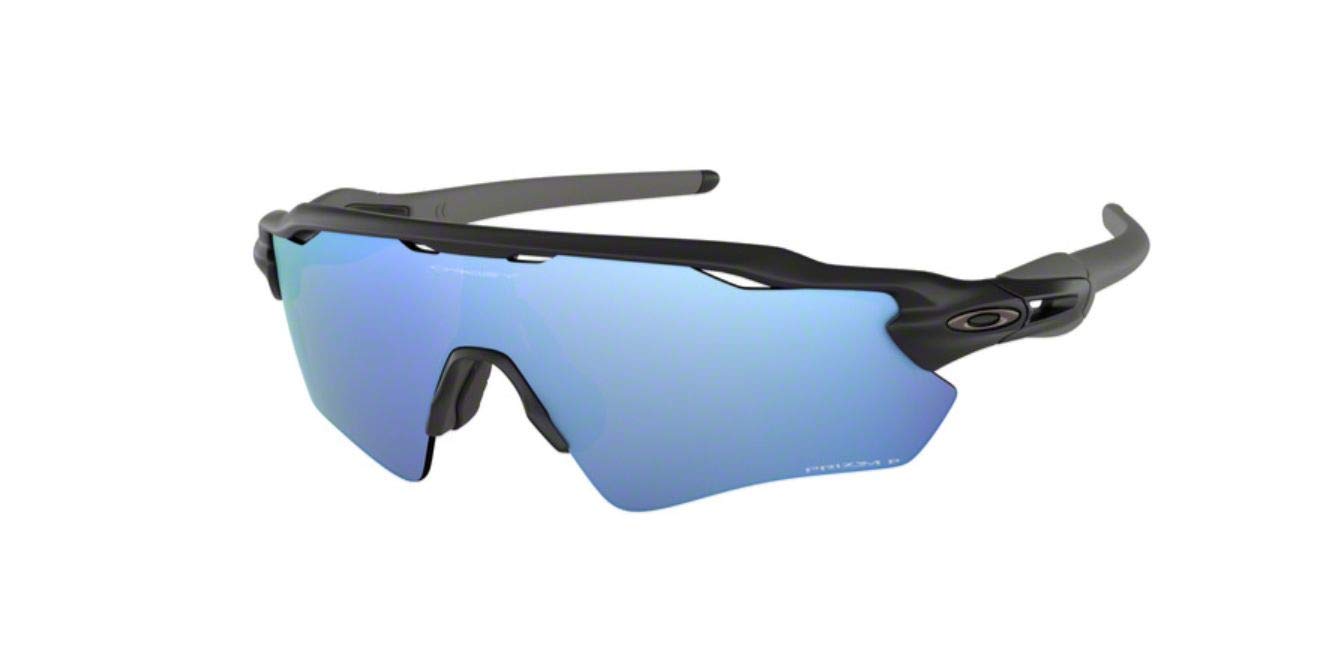 Oakley Radar EV Path, OO9208 (51) Matte Black/Prizm Black Polarized 138mm, Sunglasses Bundle with original case, and accessories (5 items)