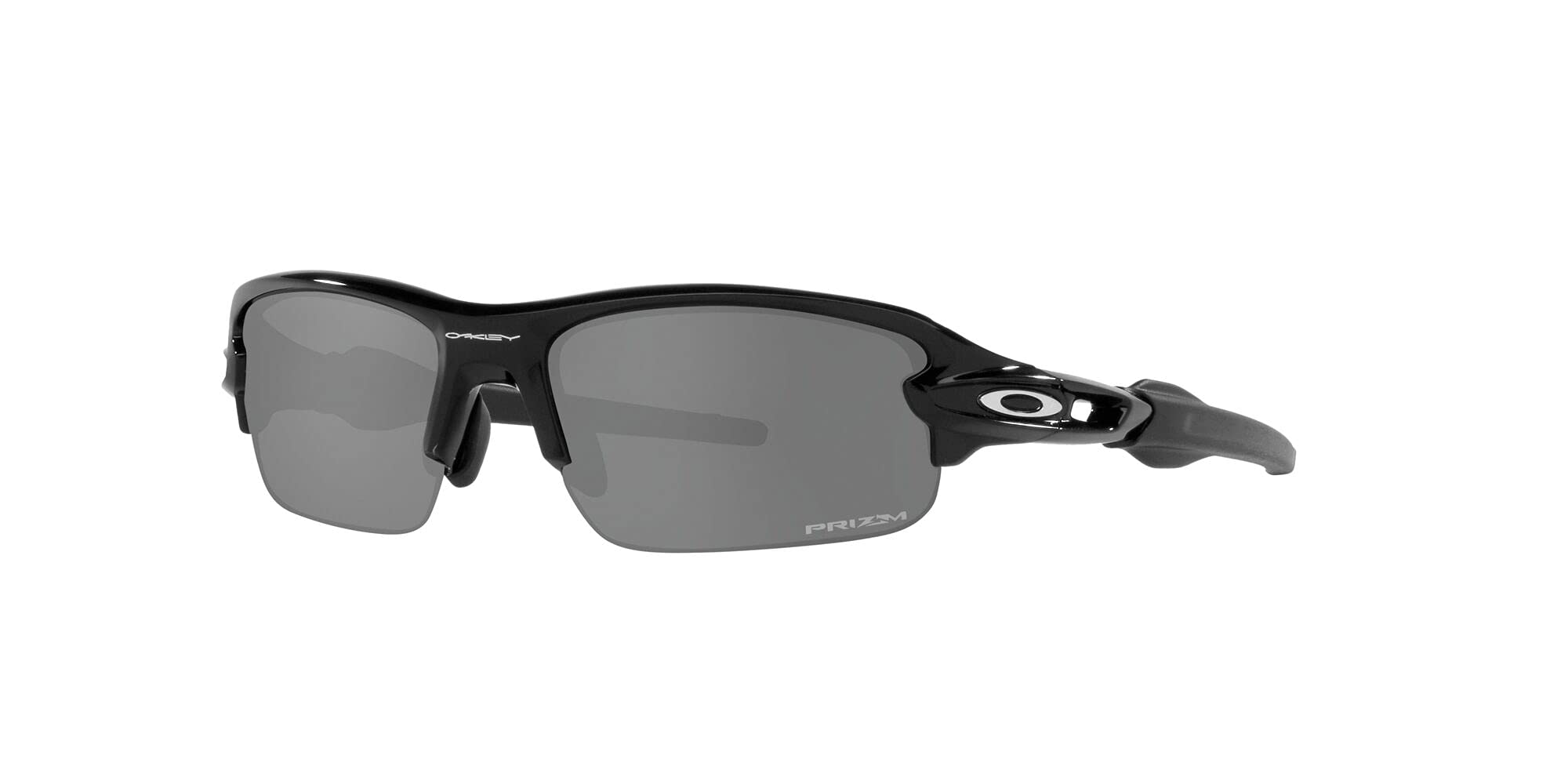 Oakley Youth OJ9008 Flak XXS Square Sunglasses, Polished Black/Prizm Black, 58 mm