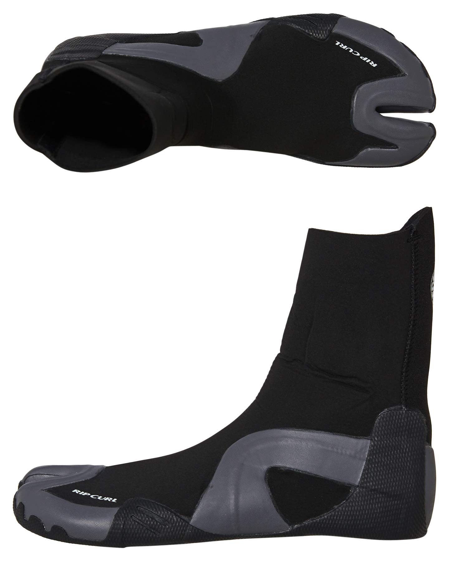 Rip Curl Dawn Patrol 3mm Split Toe Bootie - Men's Black, 8.0