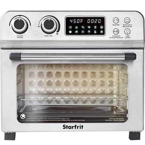 Starfrit Air Fryer Toaster Oven, Silver, Standard