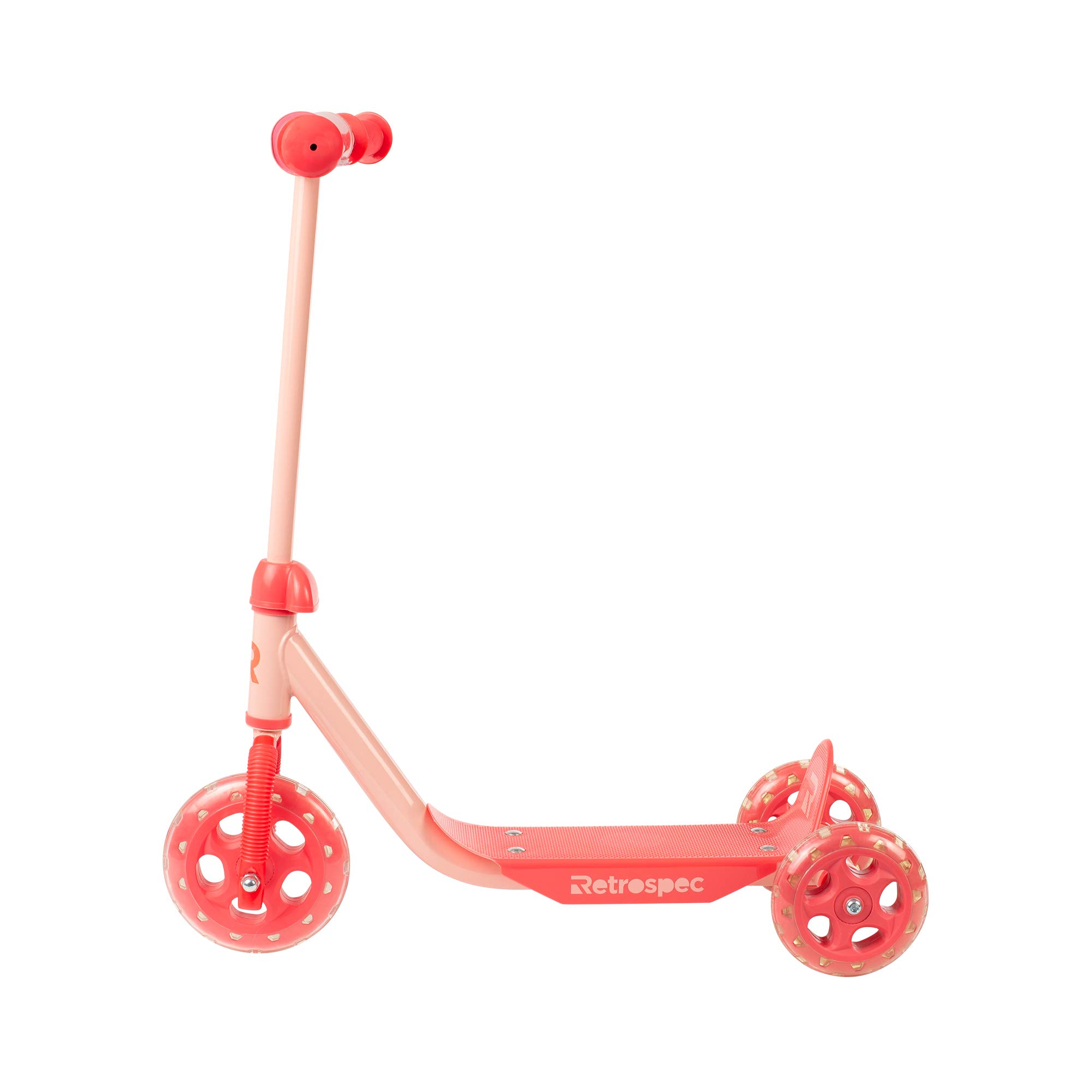Retrospec Chippy 3-Wheel Kick Scooter for Kids, Toddlers, Girls and Boys with Padded Handlebars, PU Wheels, and Extra Wide Deck Perfect for Children
