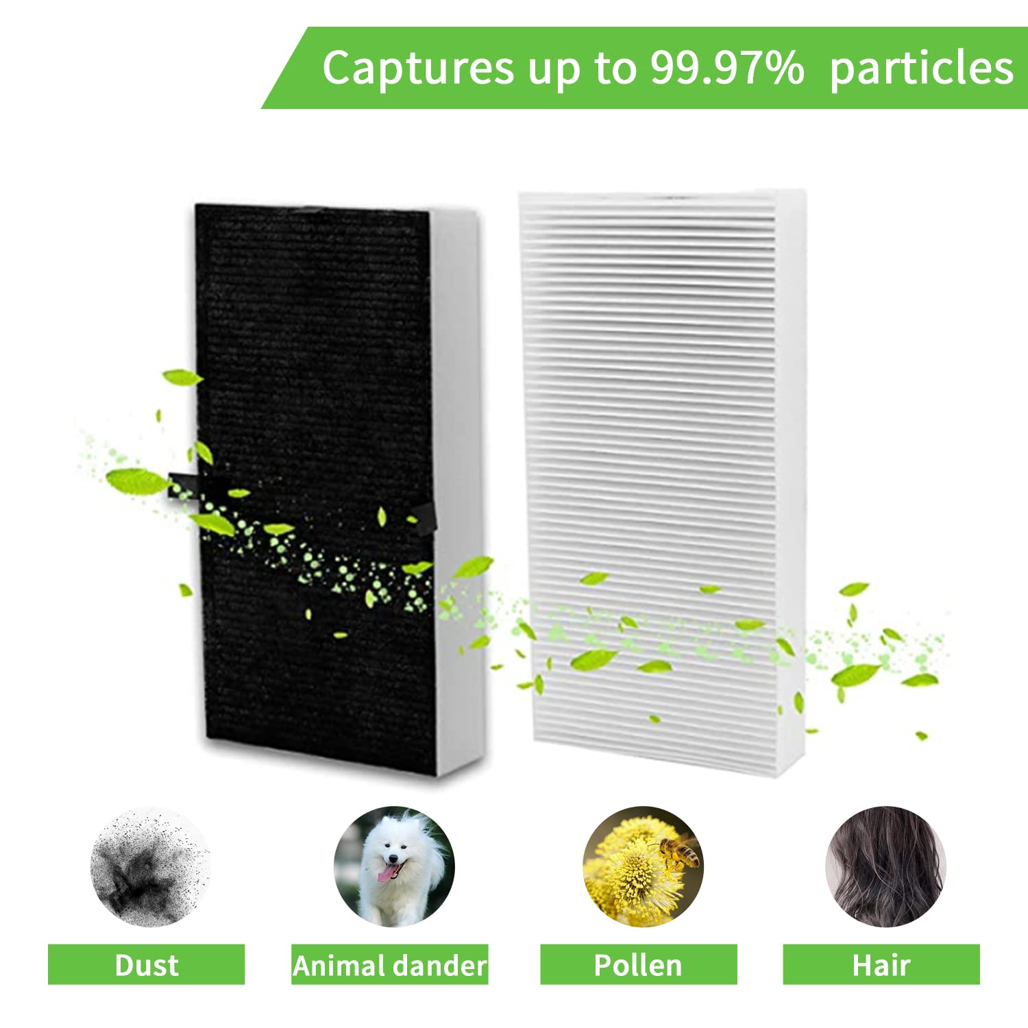 U Replacement Filter Compatible with Honeywell HRF201B,for Honeywell HHT270, HHT270W, HHT290 Series