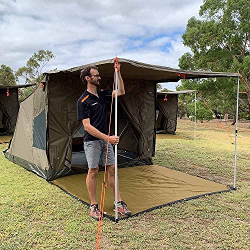 Oztent 30 Second Expedition 5-6 Person Tent (50 Lb) 8.6 ft(W) x 8.6 ft(D) x 6.6 ft(H) + 6.6 ft(Awning)