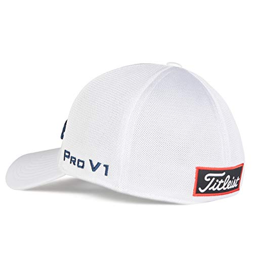 Titleist Golf Tour Sports Mesh Cap White Collection White/Navy Small/Medium