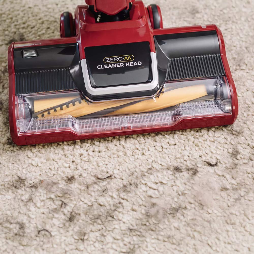 Shark ZU562 Navigator Speed Upright Multisurface Floor Vacuum Cleaner with Zero M Self Cleaning Brushroll and Lift Away Detachable Canister, Red