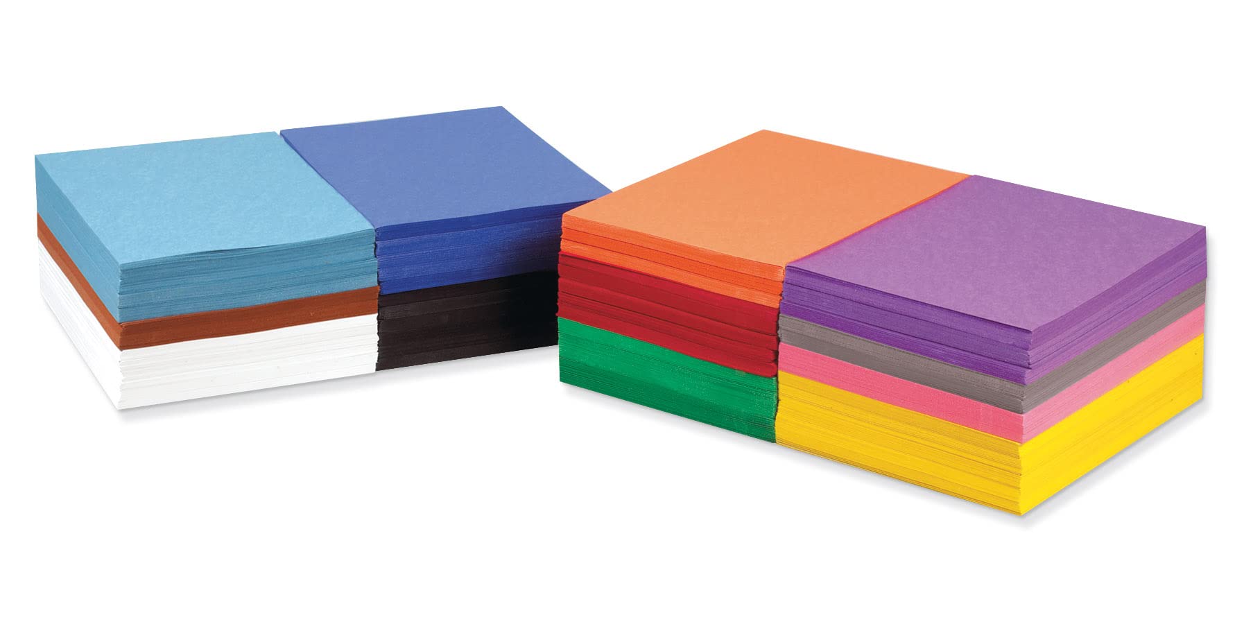 Prang (Formerly SunWorks) Construction Paper Sampler, 12 Assorted Colors, 9" x 12", 2,400 Sheets