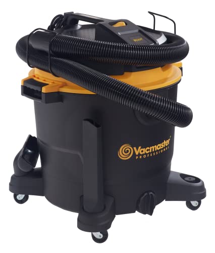Vacmaster Professional - Professional Wet/Dry Vac, 16 Gallon, Beast Series, 6.5 HP 2-1/2" Hose (VJH1612PF0201), Black & Standard Cartridge Filter & Retainer for Use with 5 to 16 Gallon Wet/Dry Vacs