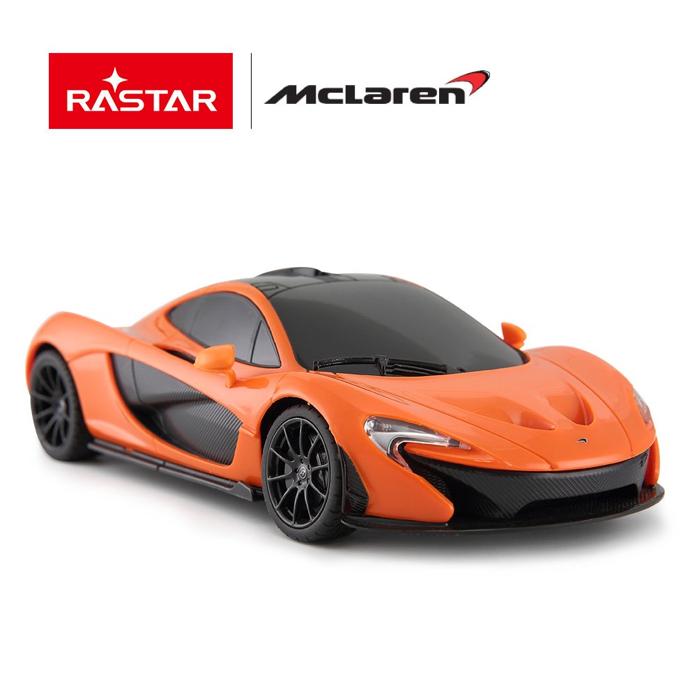 RASTAR RC Car | 1:24 Scale McLaren P1 Remote Control Toy Car, R/C Model Vehicle for Kids β Orange