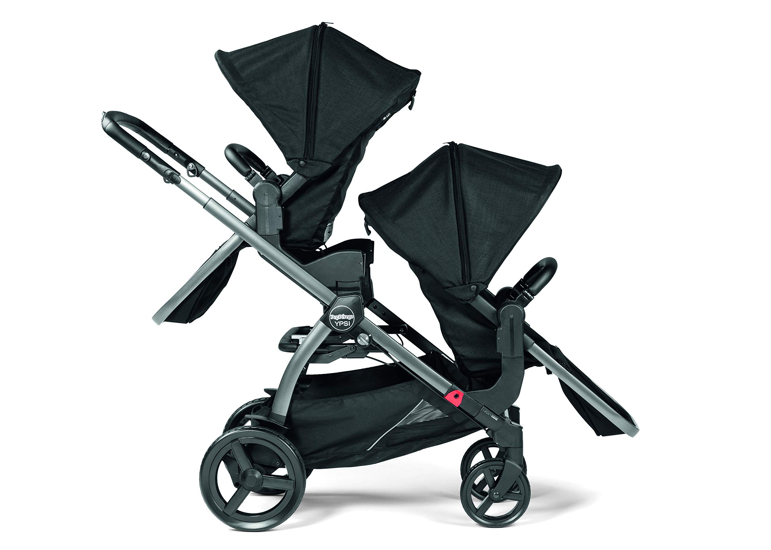 Peg Perego Companion Seat - Accessory - Compatible with Ypsi Strollers - Mon Amour (Beige & Pink)