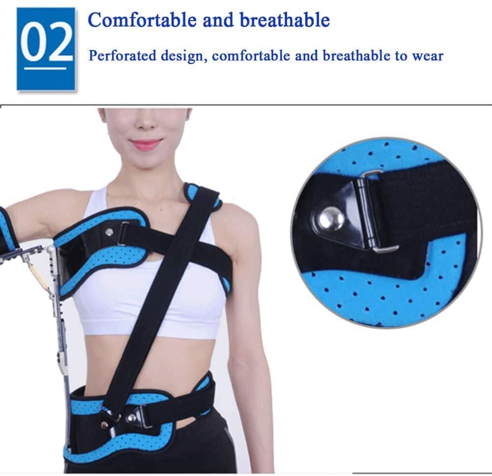 TSUSF Adjustable Shoulder Immobilizer Elbow Brace Arm Sling Shoulder Abduction Orthosis For Fracture And Dislocation Injury Support Shoulder Fixation