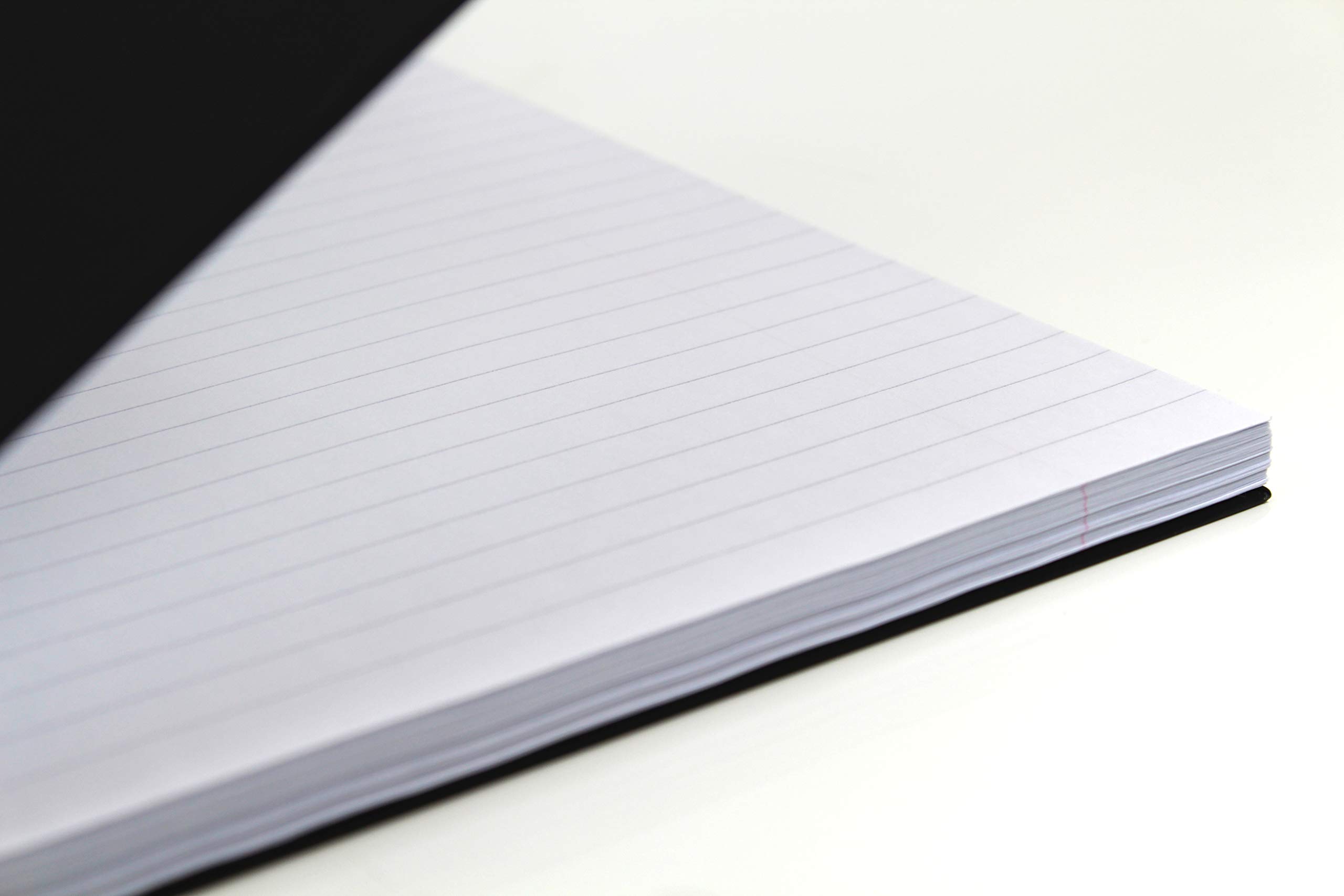 Silvine A4 Soft Touch Wirebound Hardback Notebook. 150 Pages (75 Leaves) Ruled 8mm Feint with Margin. Ref THB001 [Pack of 5]