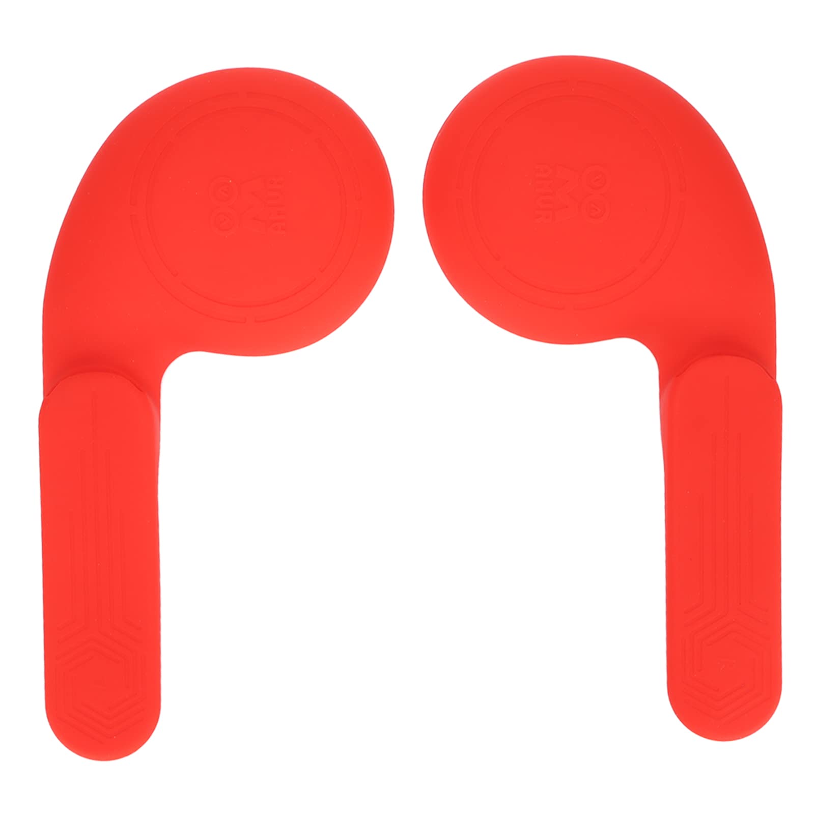 Silicone Earmuffs Replacement VR Silicone Earmuffs Enhance Earphone Sound Earphone Extension Cover for Oculus Quest 2(red)