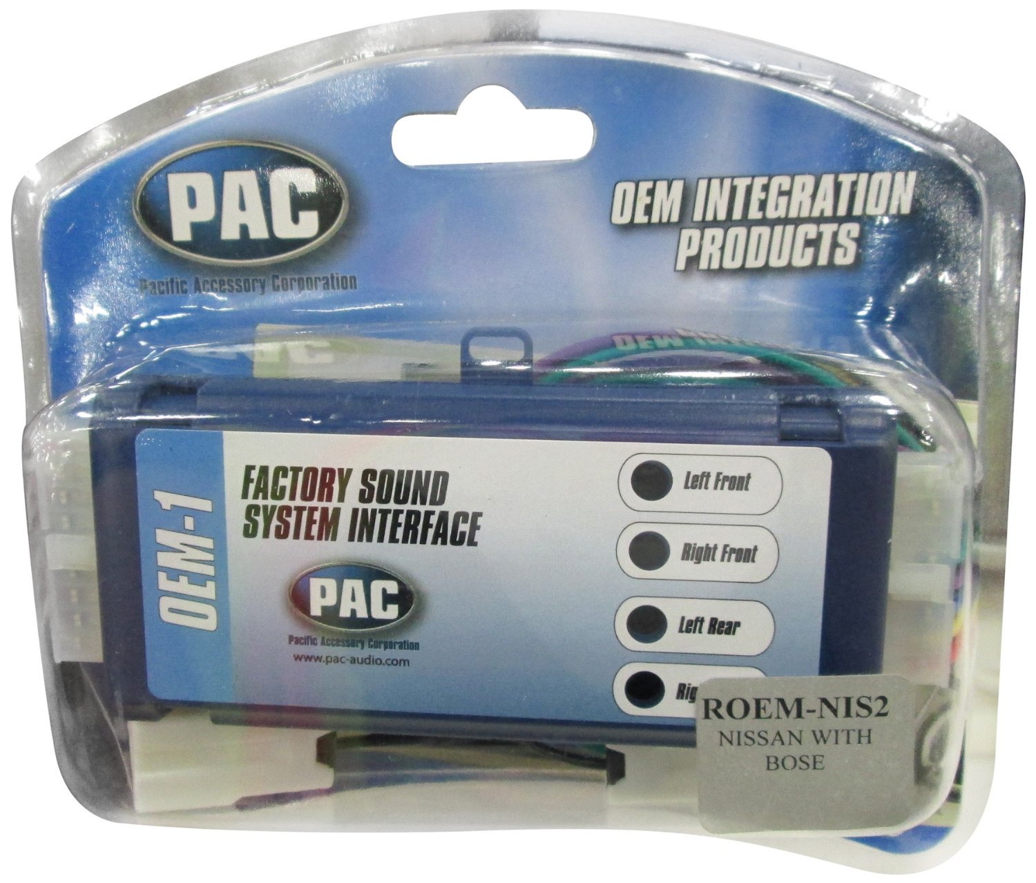 PAC ROEMINS-2 System Interface Kit to Replace Factory Radio and Integrate Factory Amplifiers for 1995-2002 Nissan Vehicles with Bose Audio Systems,Black