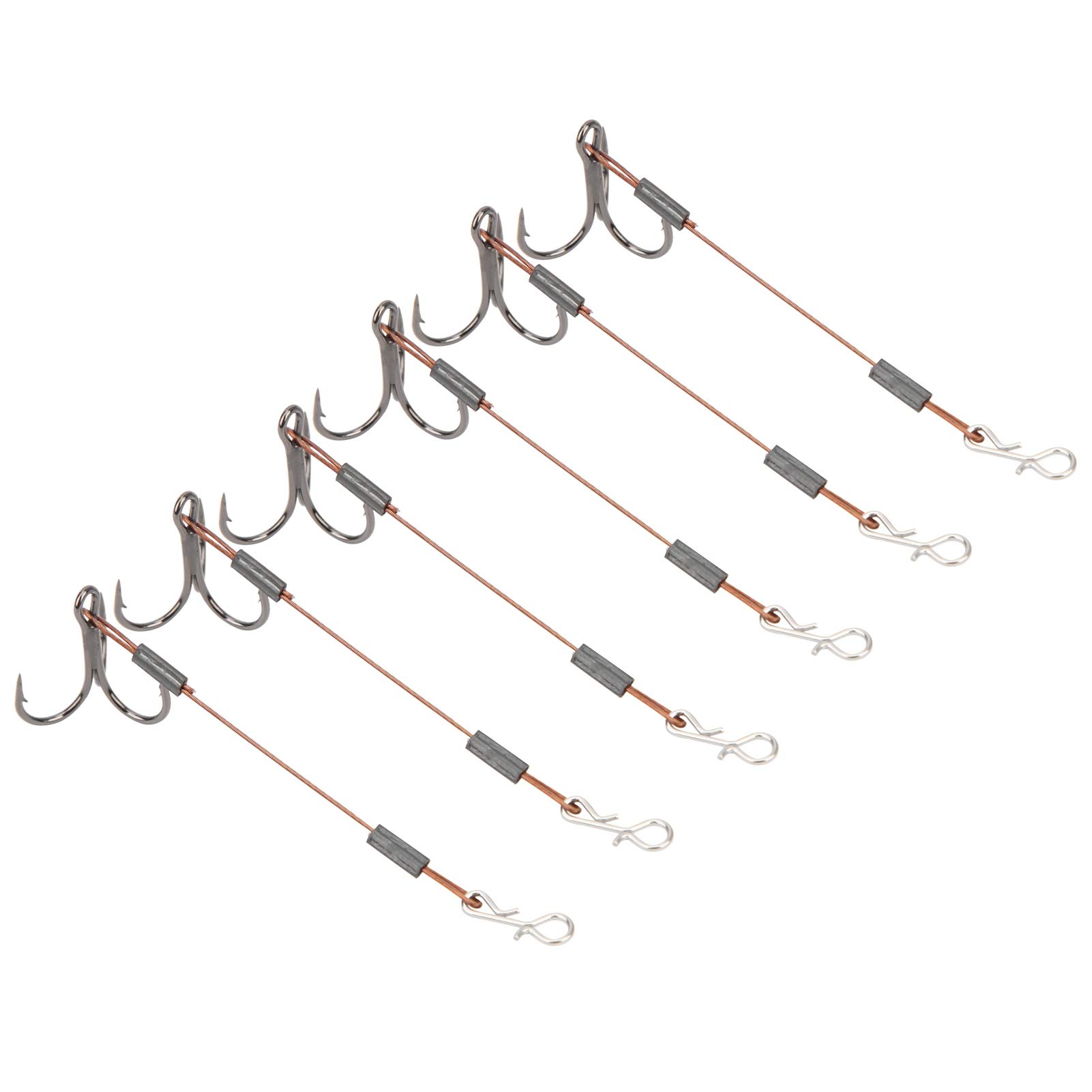 VGEBY 2 Set Fish Hook, Reusable Incisive Lure Bait Barbed Hooks Kit Bait Hook Fishing Accessories Fishing Tools