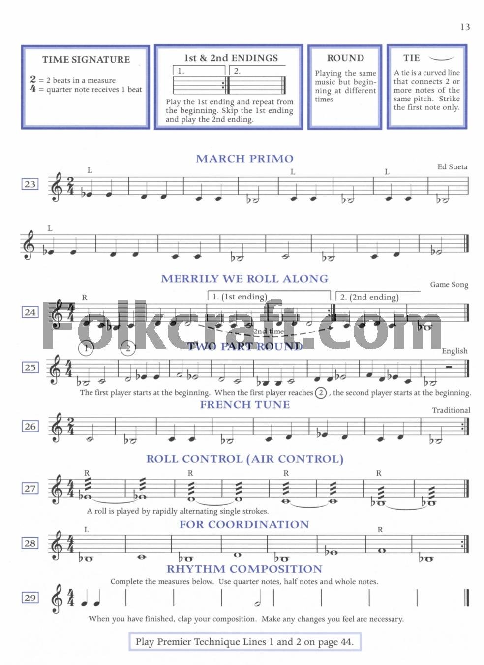 Premier Performance: An Innovative and Comprehensive Band Method, Vol. 18: Mallet Percussion, Book 1