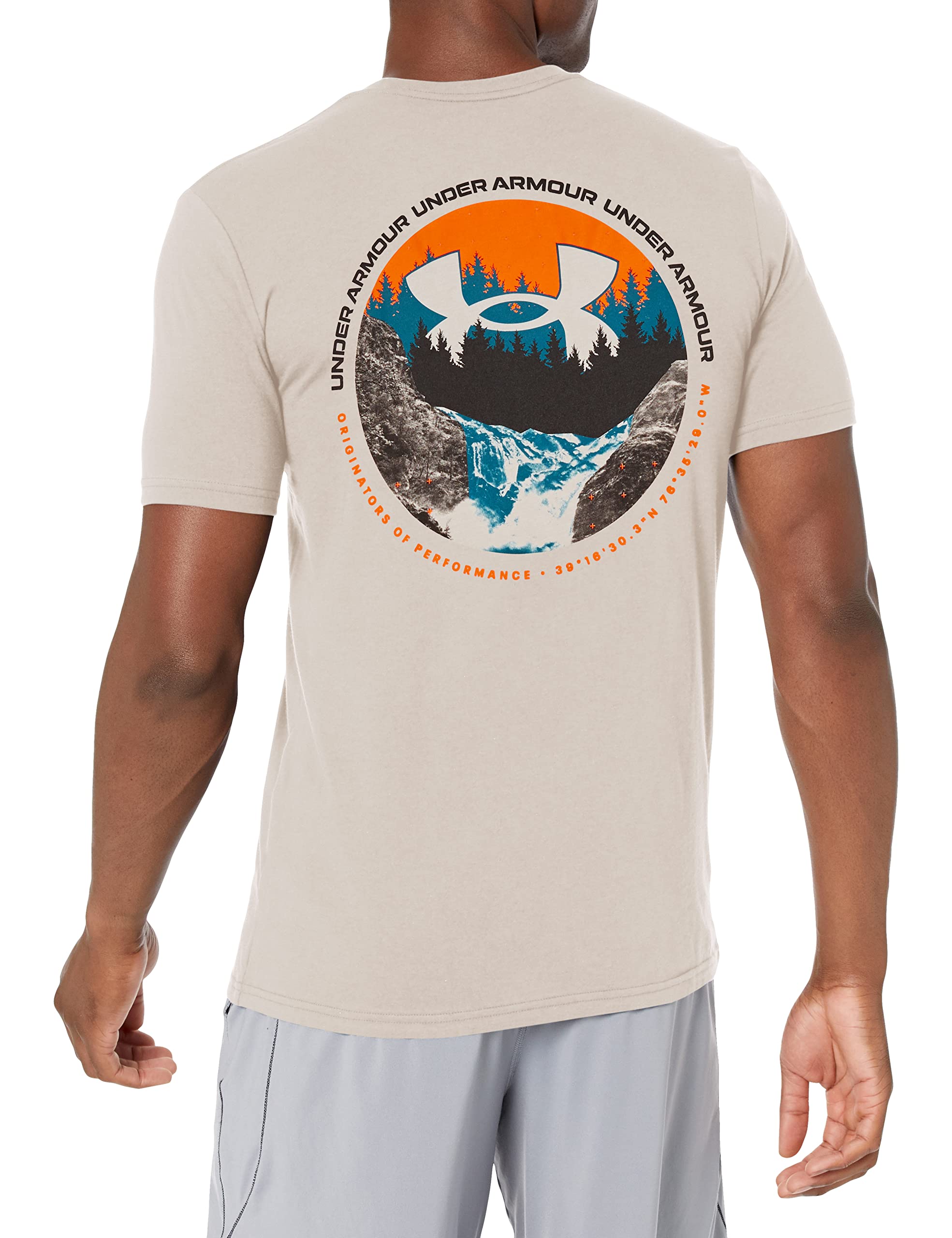 Under Armour Men's Engineered Amphibian Short Sleeve T-Shirt, (410) Midnight Navy / / Ghost Gray, XX-Large